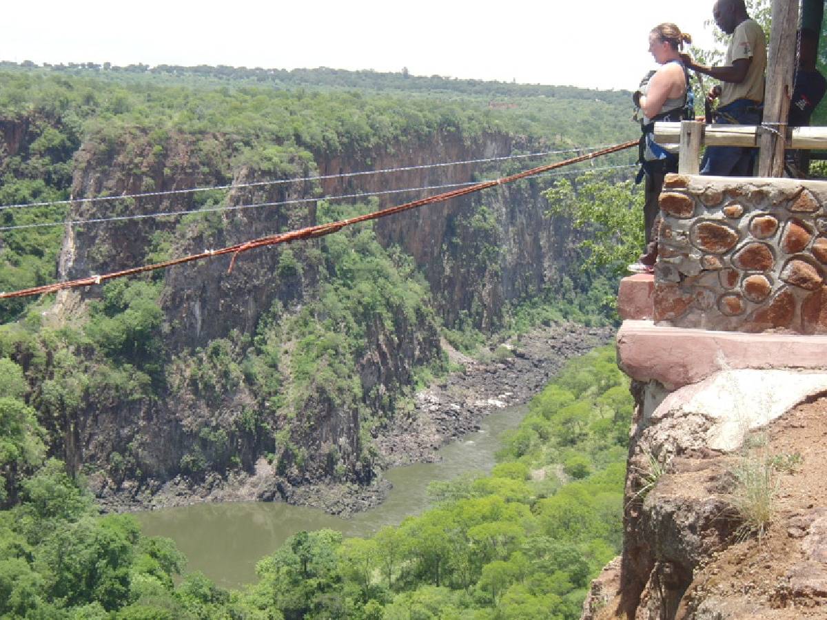 Gorge Swing - Livingstone, Zambia - Smiles Travel And Tour